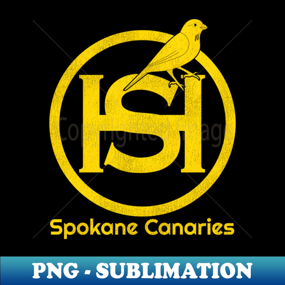 Spokane Canaries Hockey Team - Unique Sublimation PNG Downlo | Inspire ...