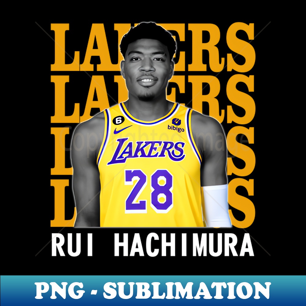 Los Angeles Lakers Rui Hachimura - Professional Sublimation | Inspire ...
