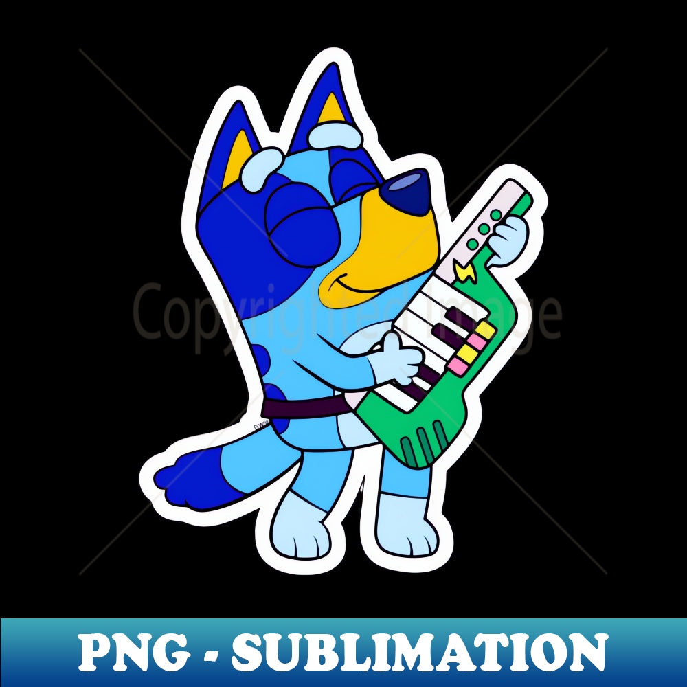 bluey music - Unique Sublimation PNG Download | Inspire Uplift