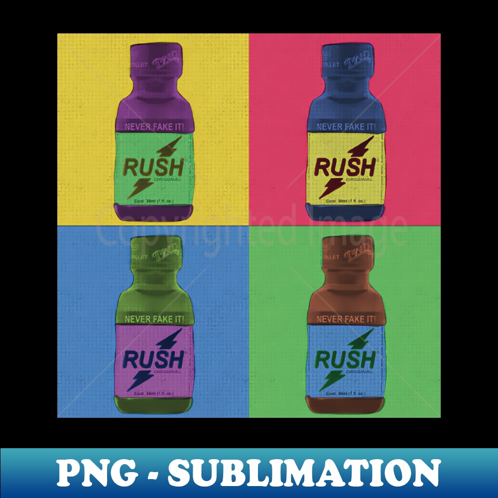 Rush Pop-Art - Special Edition Sublimation PNG File | Inspire Uplift