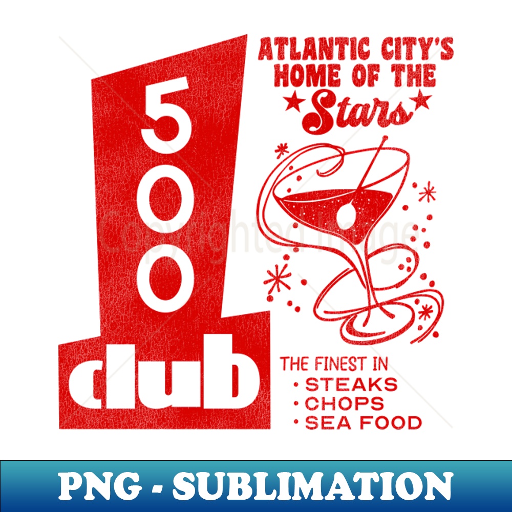 Defunct The 500 Club Atlantic City, NJ - Sublimation-Ready P | Inspire ...