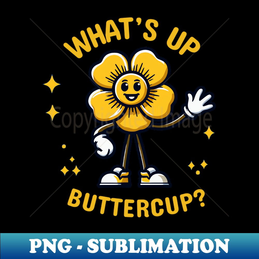 What's Up Buttercup Smiley Face Sunflower Emoticon Gift Desi | Inspire ...