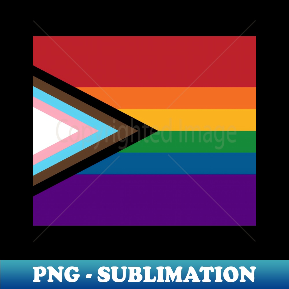 Seamless Repeating Progressive Rainbow Pride Flag Pattern - | Inspire ...
