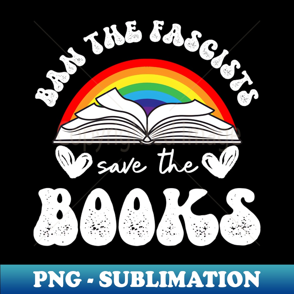 Banned Books - PNG Transparent Sublimation File | Inspire Uplift