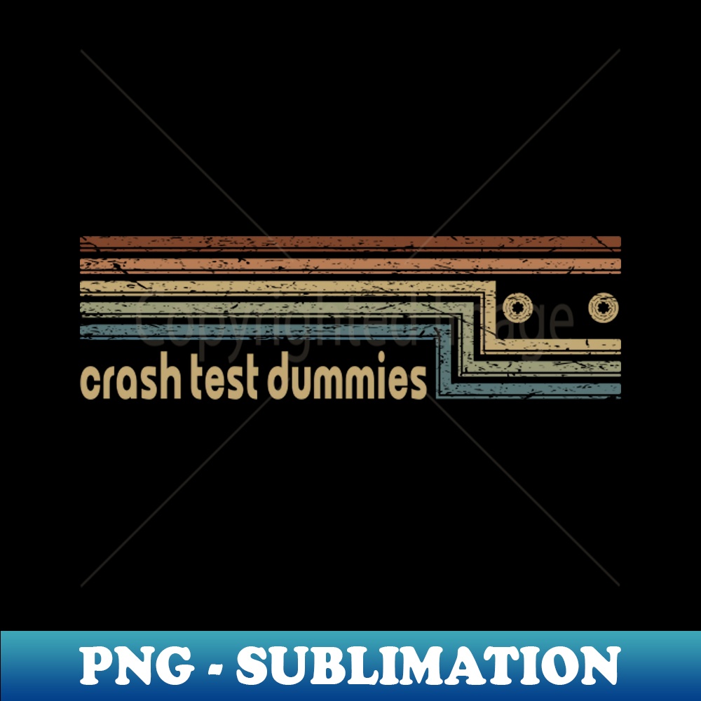Crash Test Dummies Cassette Stripes - PNG Transparent Sublim | Inspire ...