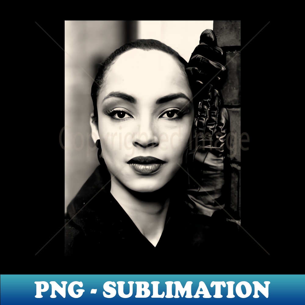 Sade Adu Vintage - PNG Transparent Sublimation Design | Inspire Uplift