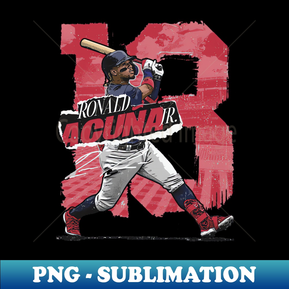 Ronald Acuna Jr. Atlanta Rough - Professional Sublimation Di | Inspire ...