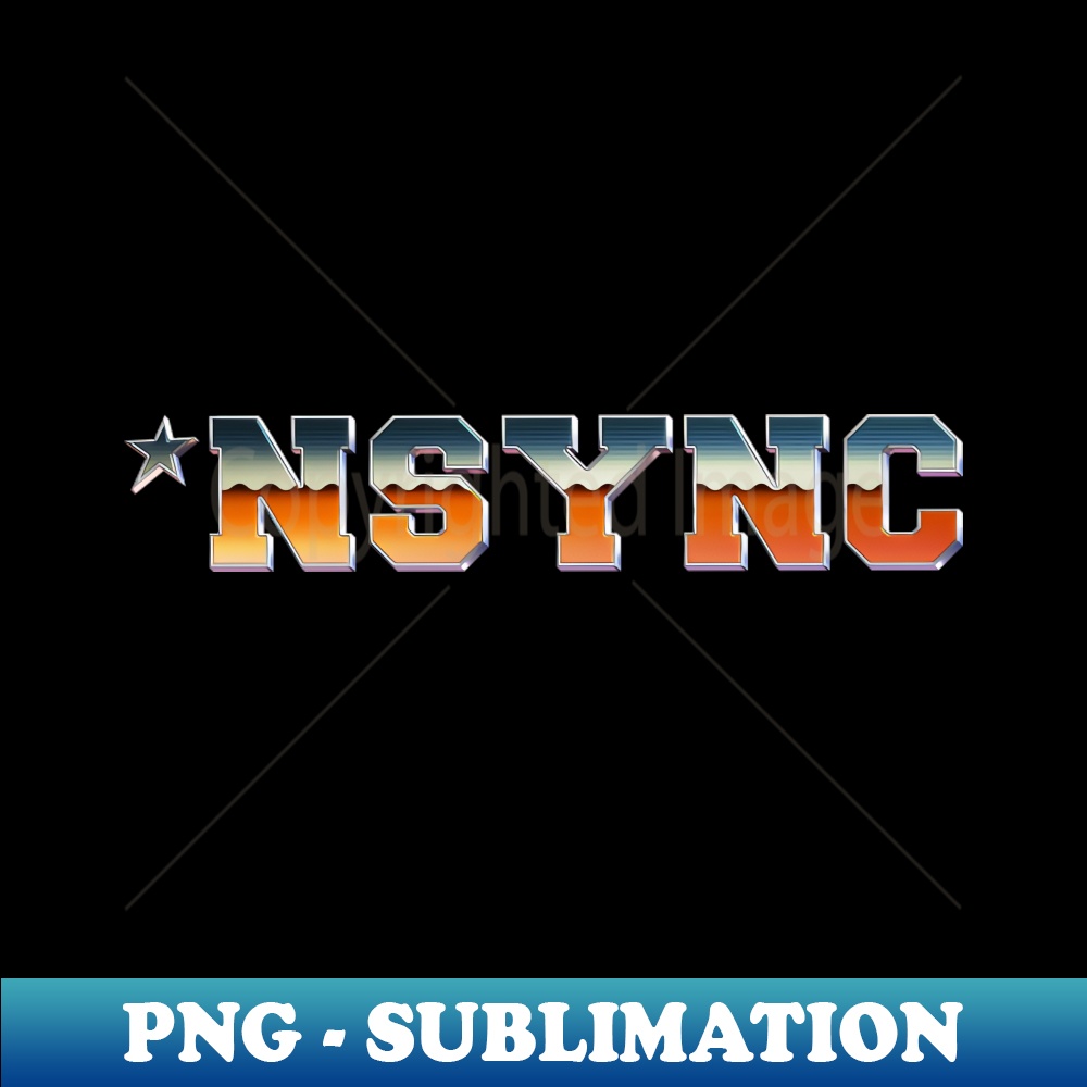 Nsync Vintage Retro - Decorative Sublimation PNG File | Inspire Uplift