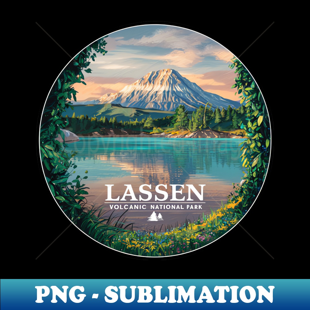 Lake Helen Lassen Volcanic National Park - Artistic Sublimat | Inspire ...