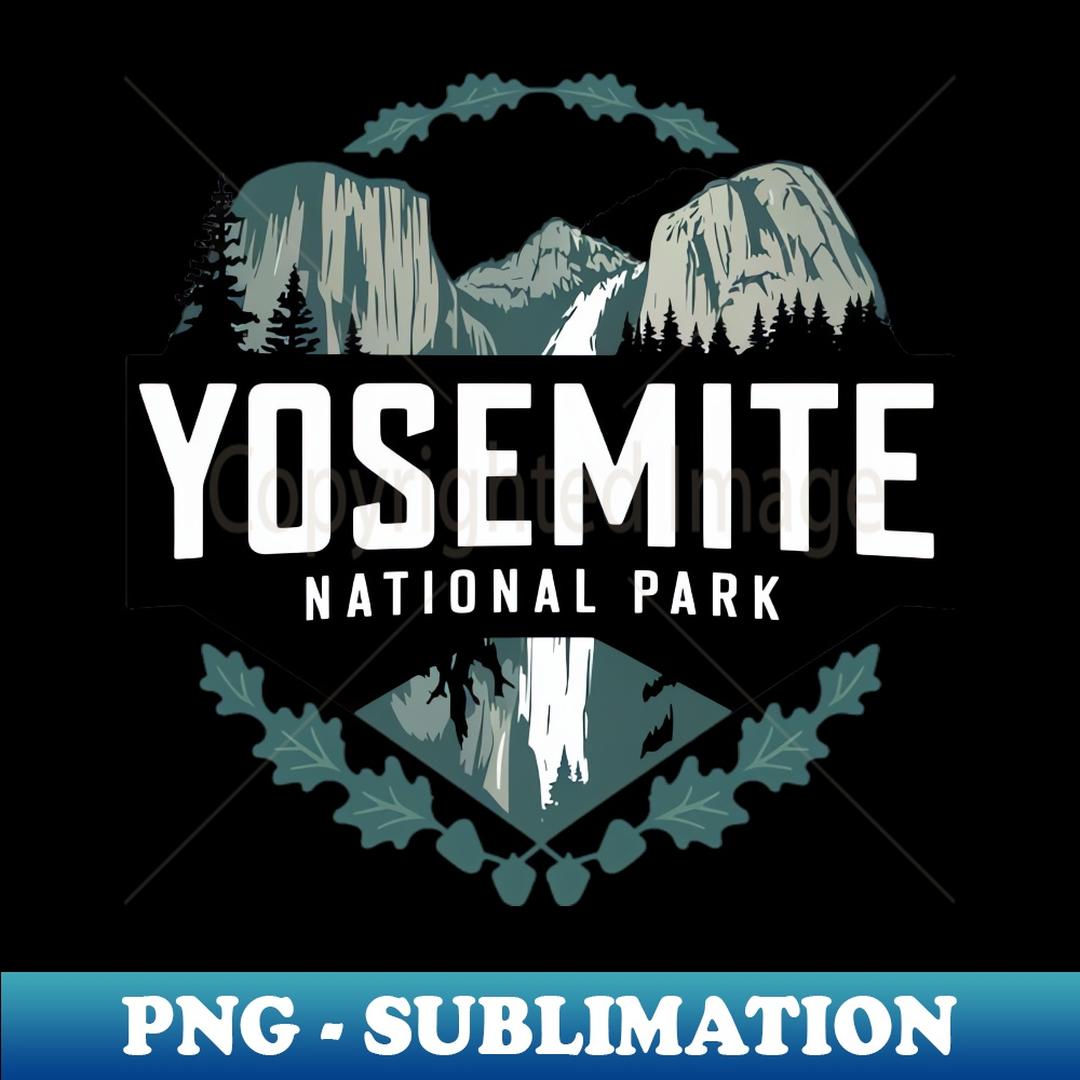 National Park Yosemite - PNG Transparent Sublimation File | Inspire Uplift