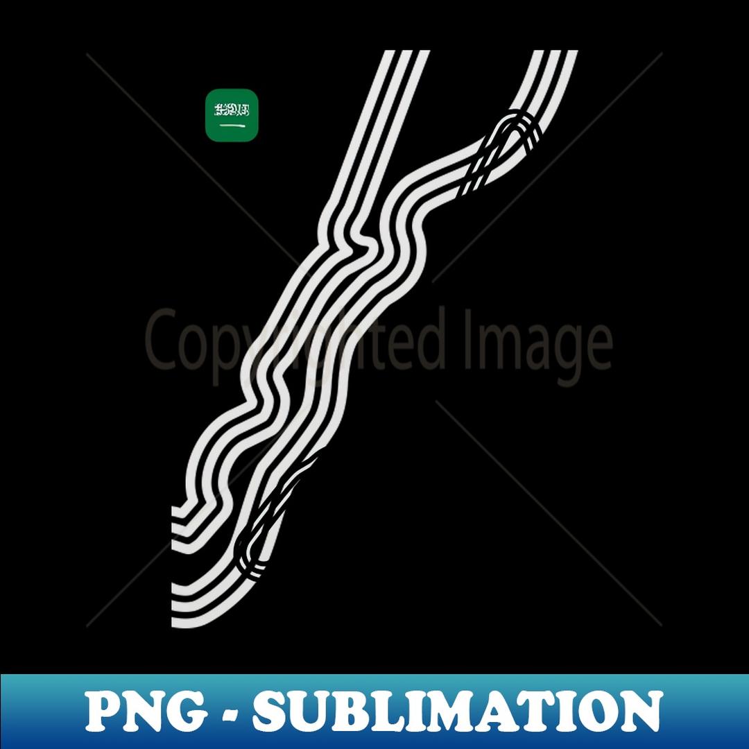 Jeddah Race Track - Signature Sublimation PNG File | Inspire Uplift