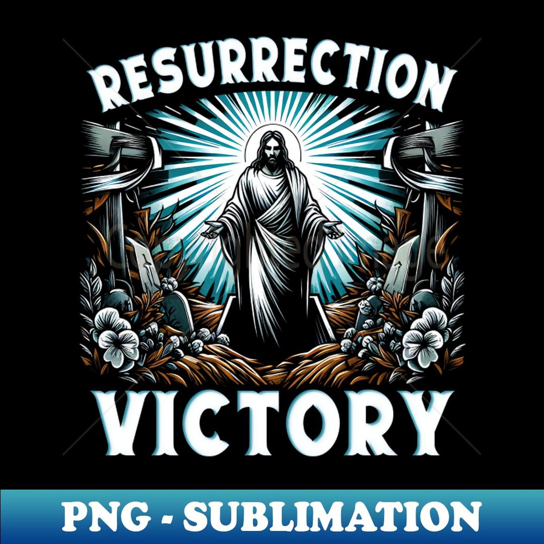 Resurrection Victory, Jesus emerging from the tomb symbols o | Inspire ...
