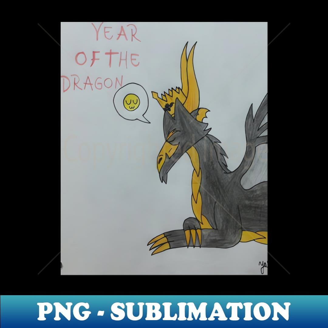 Year of the Dragon with Scorn 1 - Retro PNG Sublimation Digi | Inspire ...