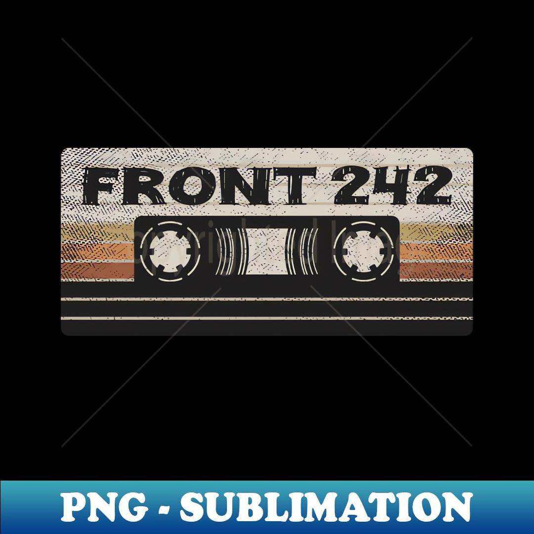 Front 242 Mix Tape - Elegant Sublimation PNG Download | Inspire Uplift