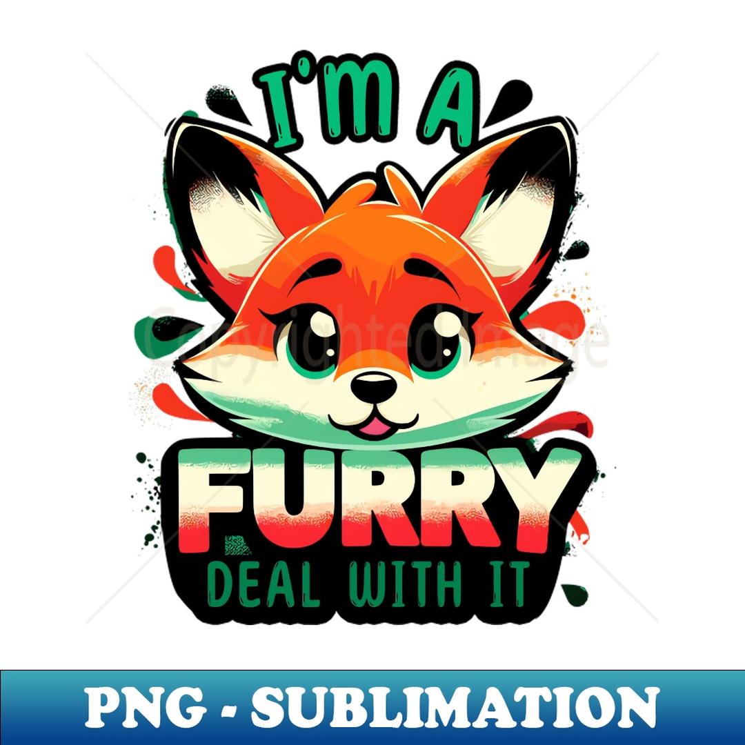 I'm A Furry Deal With It Fun Fox Cute Furry Fursona Fandom - - Inspire ...