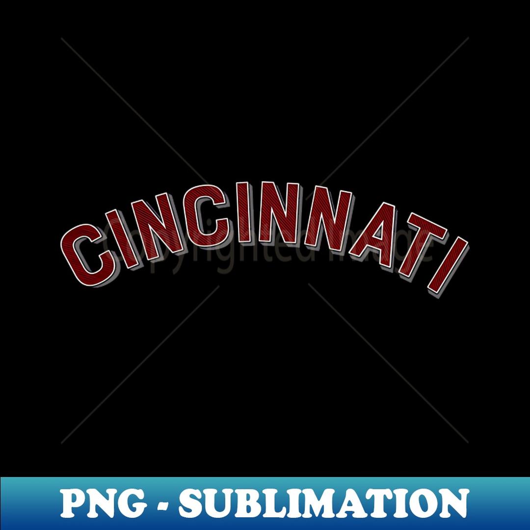 Cincinnati Ohio Vintage Arch Letters - Instant PNG Sublimati | Inspire ...