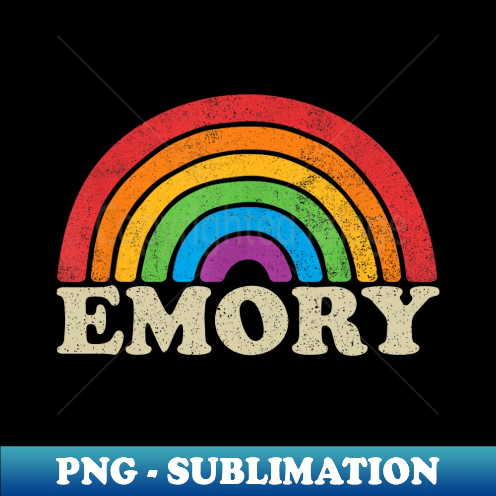 Emory - Retro Rainbow Flag Vintage-Style - Exclusive Sublima | Inspire ...