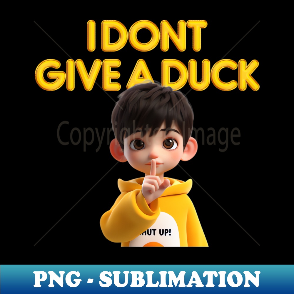 Shut the Duck - Retro PNG Sublimation Digital Download | Inspire Uplift
