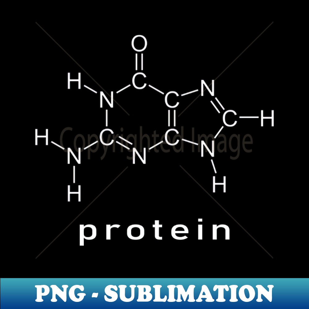 Protein Chemical Bond - Sublimation-Ready PNG File | Inspire Uplift
