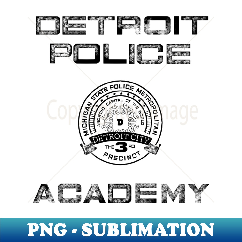 Detroit Police Academy - Unique Sublimation PNG Download | Inspire Uplift