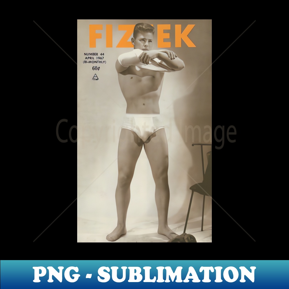FIZEK - Vintage Physique Muscle Male Model Magazine Cover | Inspire Uplift