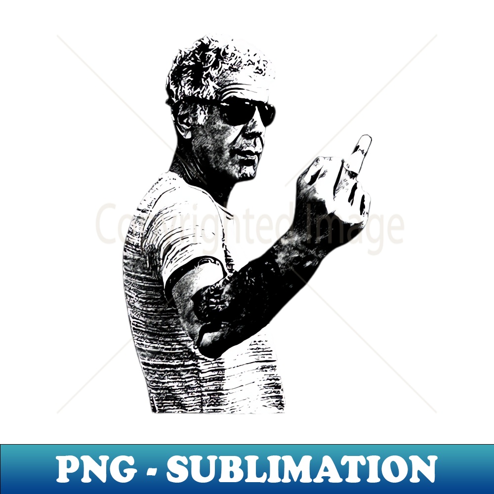 Memories Anthony Bourdain middle finger pose - High-Quality | Inspire ...