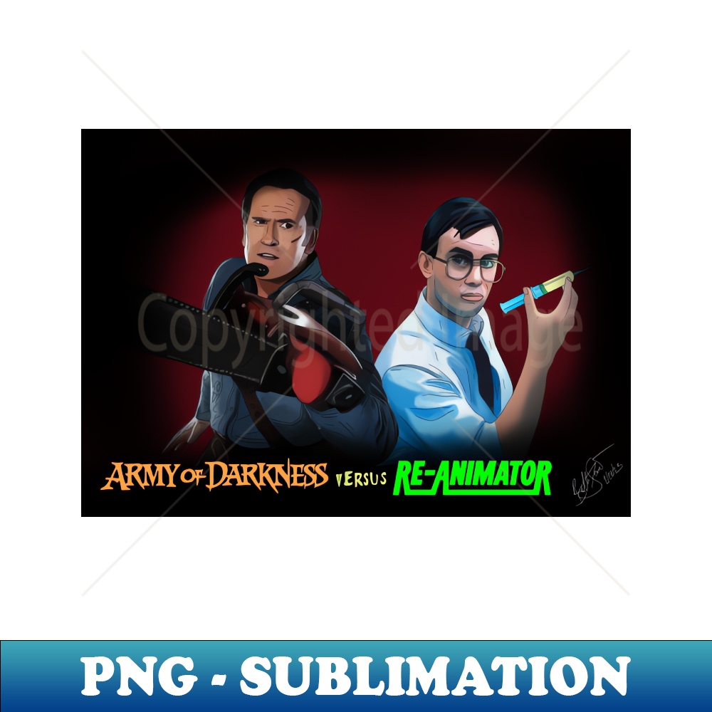 Autistic Artist creates Army of Darkness Vs Re-Animator Feat | Inspire ...