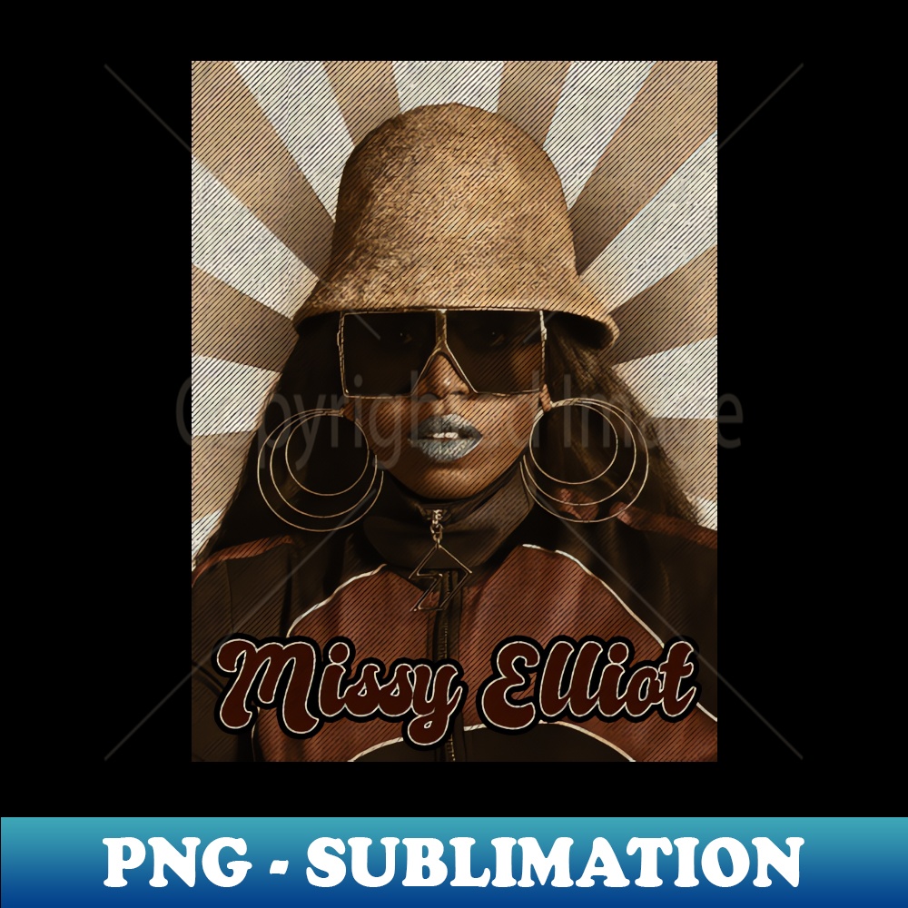 Vintage Classic Missy Elliot 1 - Signature Sublimation PNG F | Inspire ...
