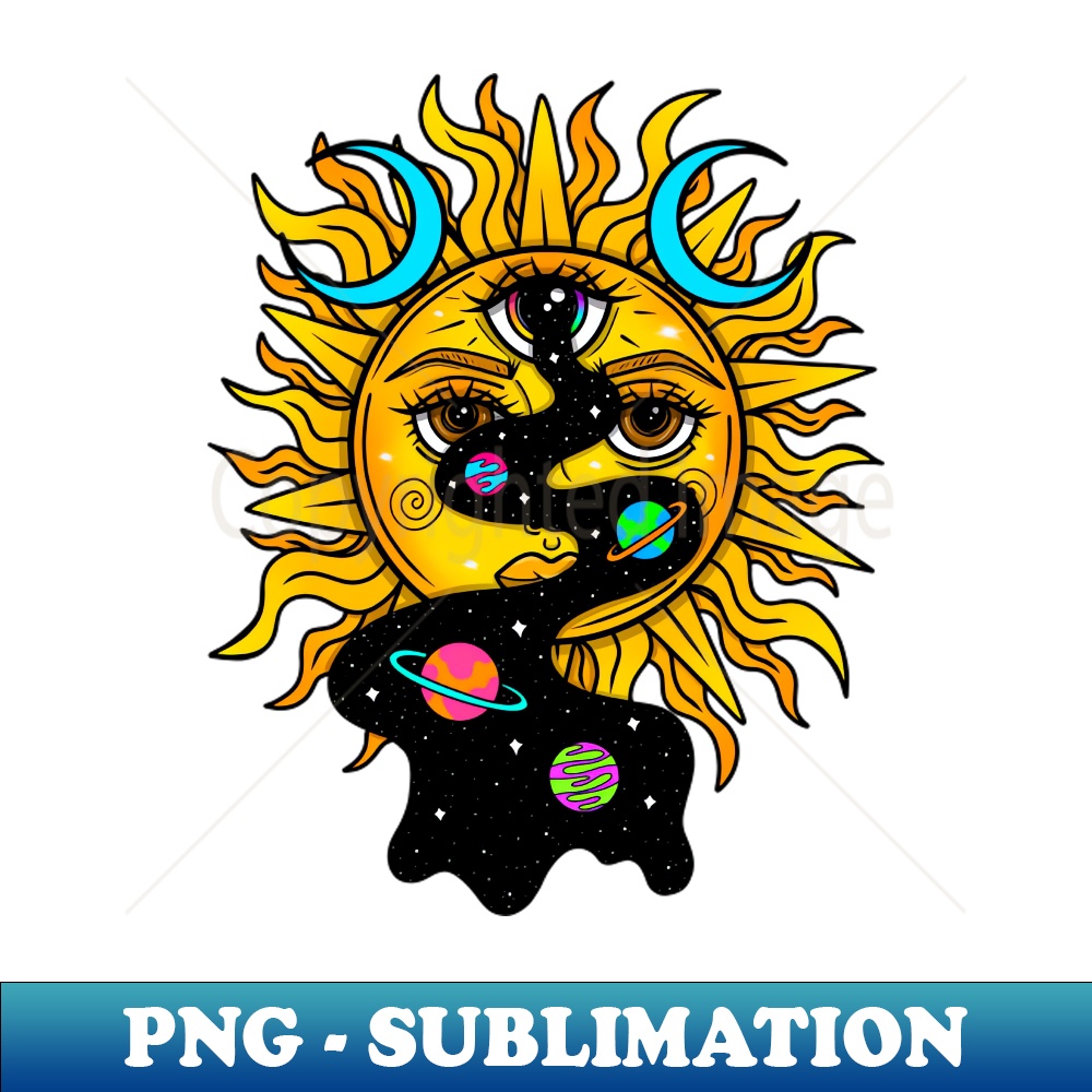 Sun drip - High-Resolution PNG Sublimation File | Inspire Uplift