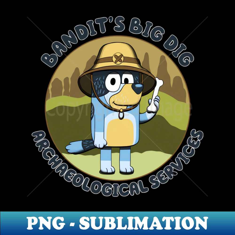 bandit bluey - PNG Transparent Digital Download File for Sub | Inspire ...