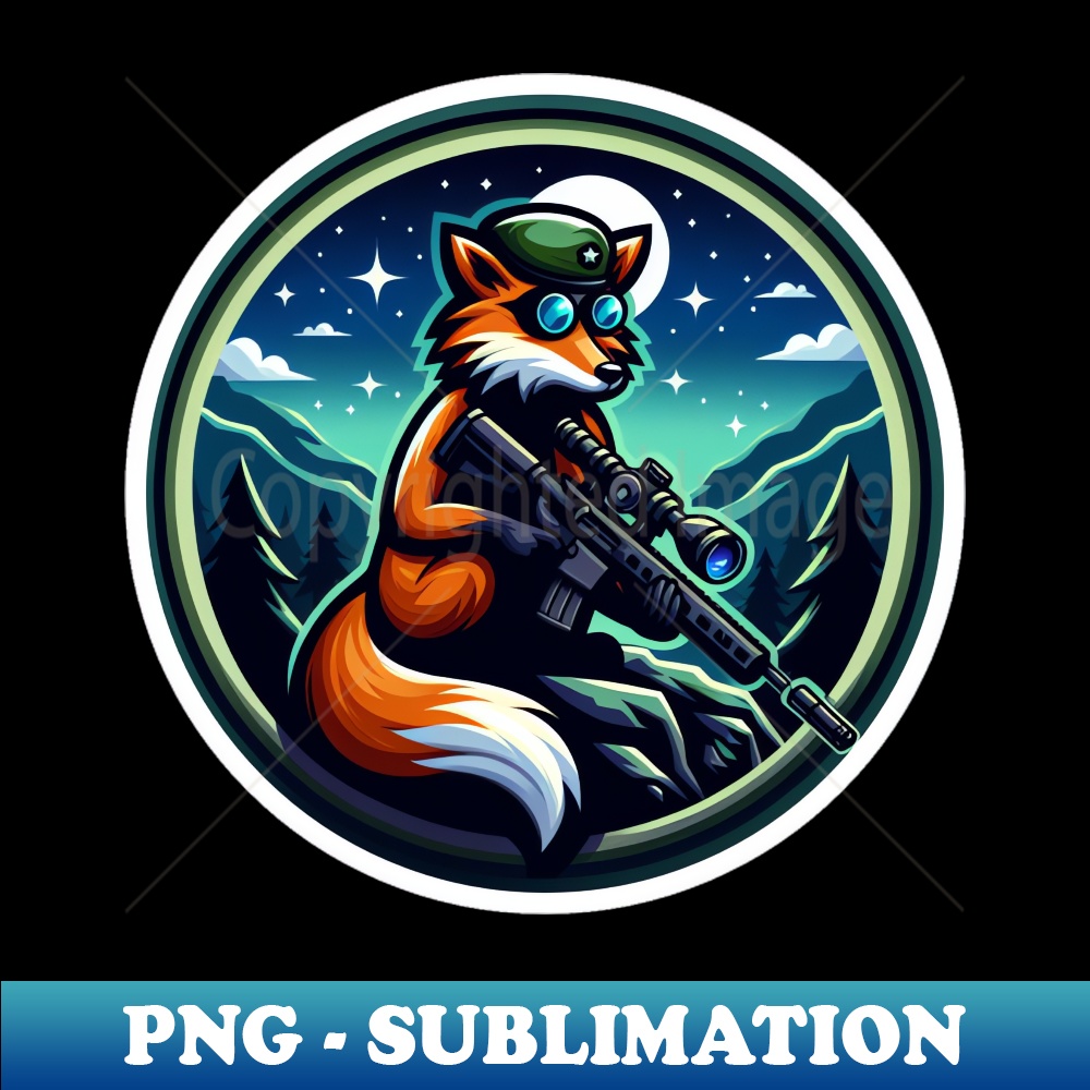 Tactical Fox 1 - PNG Transparent Digital Download File for S | Inspire ...