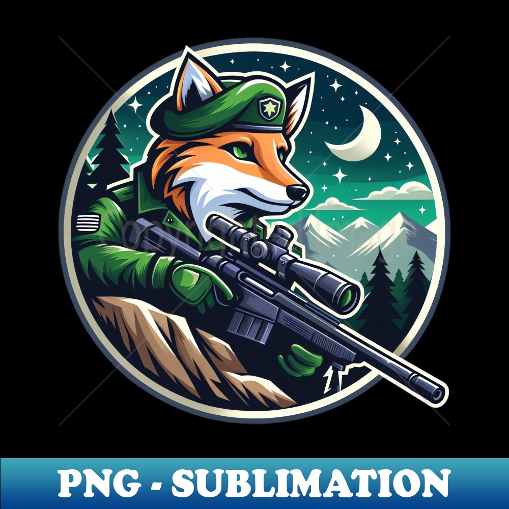 Tactical Fox 1 - Digital Sublimation Download File | Inspire Uplift