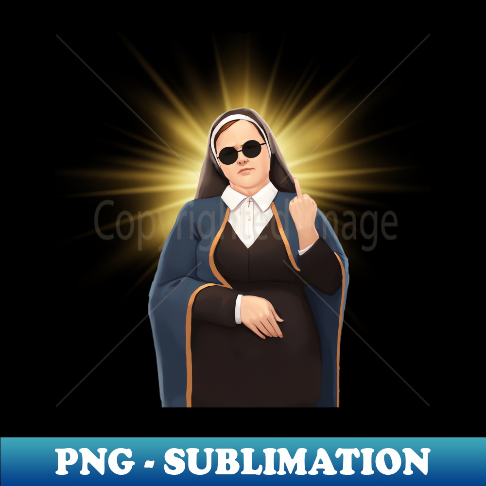 Sister Michael middle finger - Instant PNG Sublimation Downl | Inspire ...