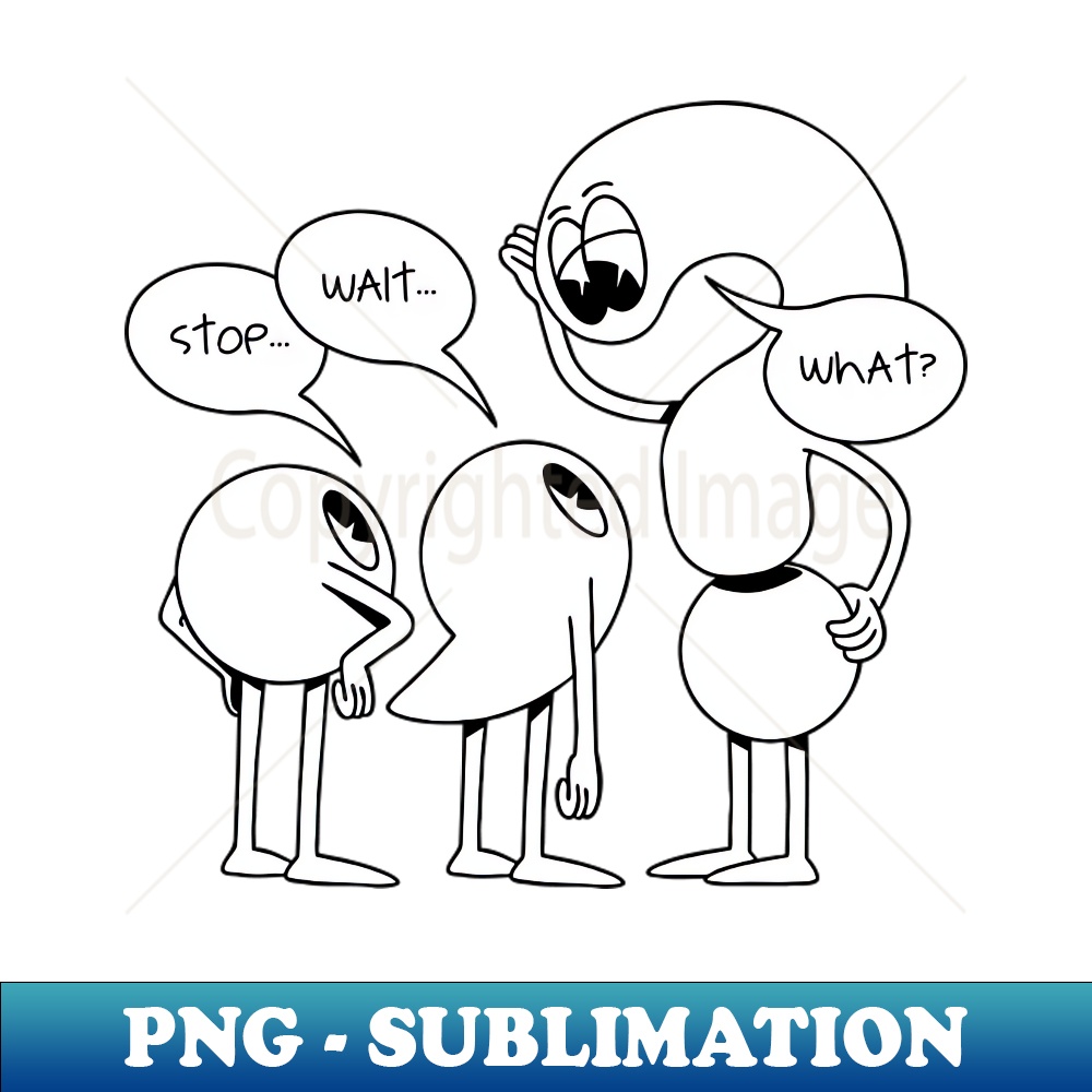 Wait What Funny Punctuation 1 - Unique Sublimation PNG Downl | Inspire ...