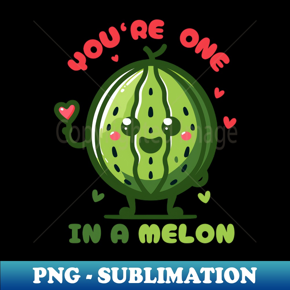 You Are One In a Melon Cute Watermelon puns One In A Million | Inspire ...