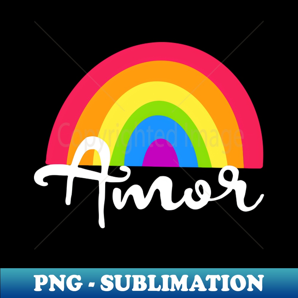 Amor - arcoiris - rainbow design | Inspire Uplift
