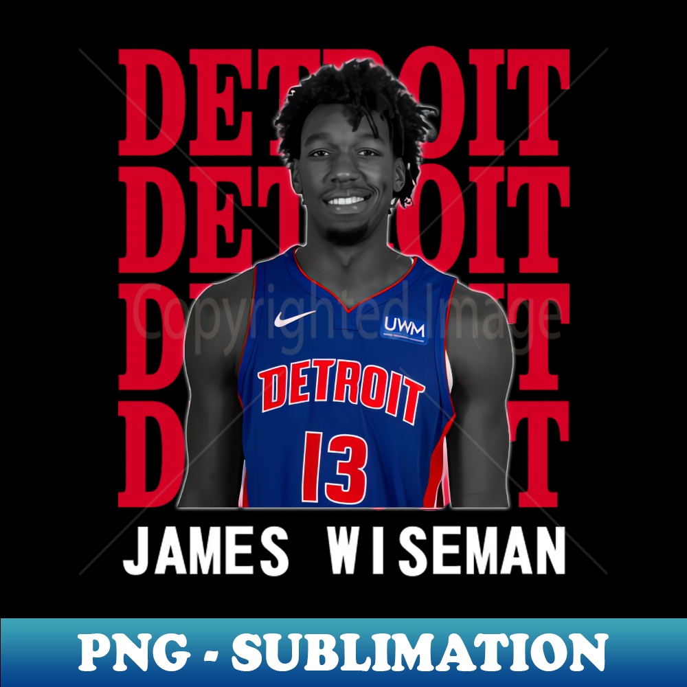 Detroit Pistons James Wiseman - Unique Sublimation PNG Downl | Inspire ...