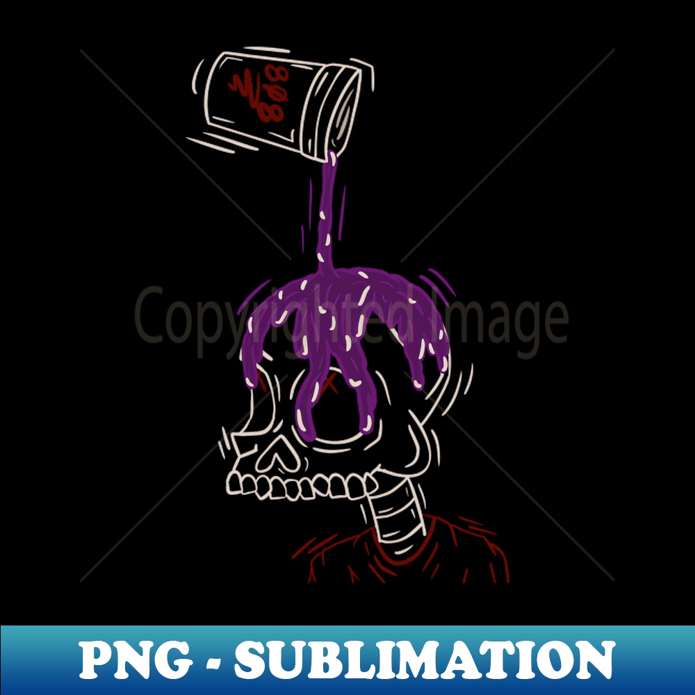 Lean skelly - Special Edition Sublimation PNG File | Inspire Uplift