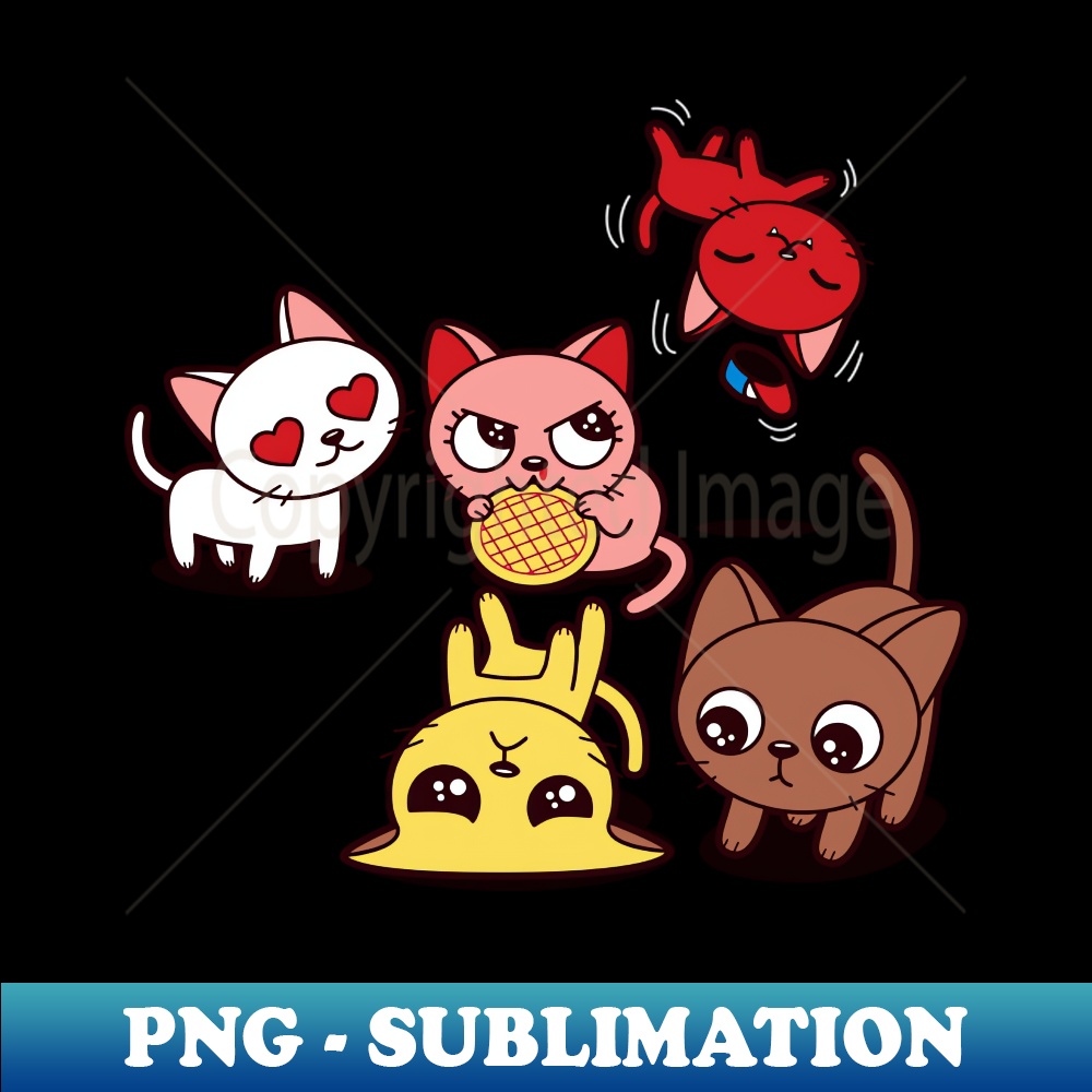 Cute Funny Kawaii Sci-fi Kitties Cats Cartoon Parody Gift Fo | Inspire ...