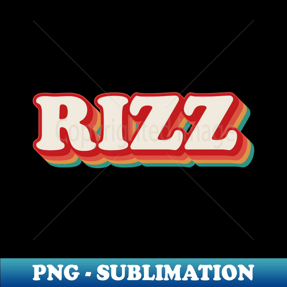 Rizz - PNG Transparent Digital Download File for Sublimation - Inspire ...