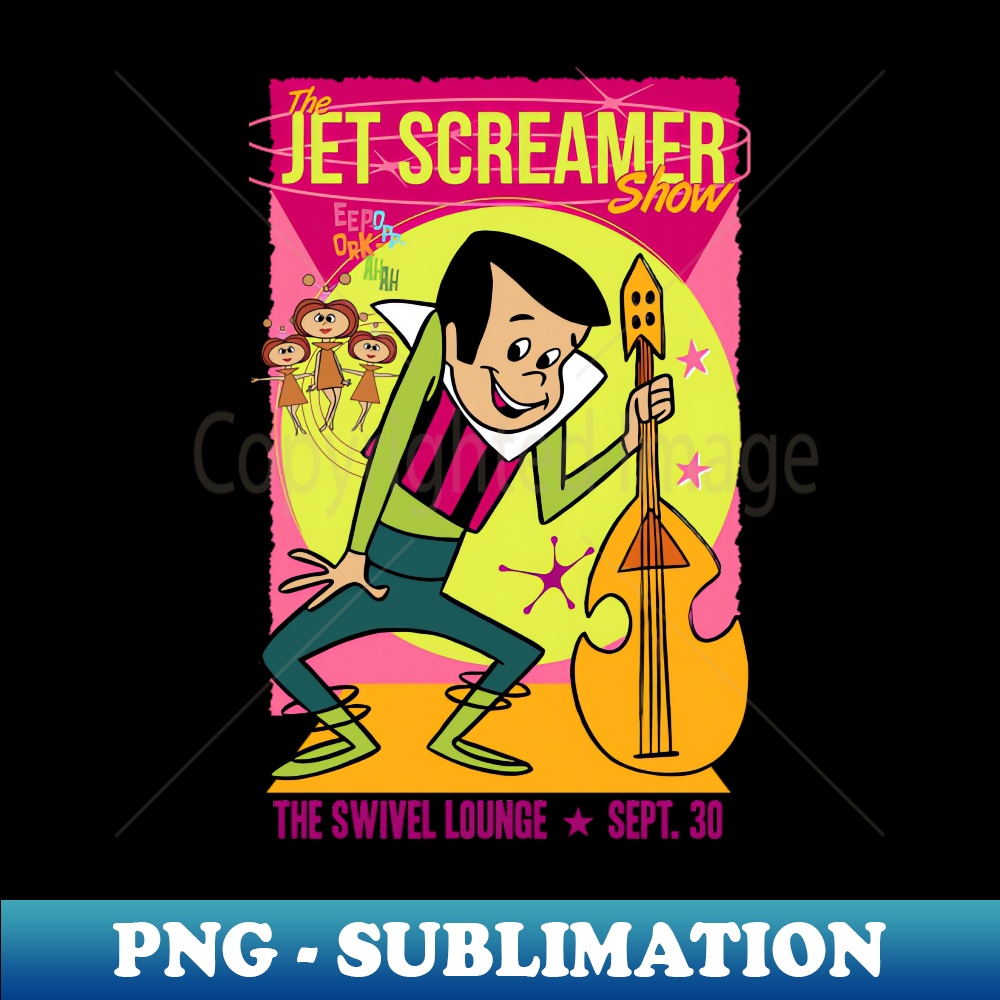 Jet Screamer Live at the Swivel Club show poster - PNG Subli | Inspire ...