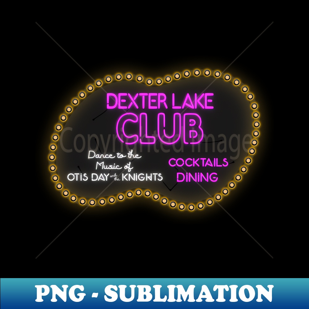 Dexter Lake Club - Retro PNG Sublimation Digital Download | Inspire Uplift
