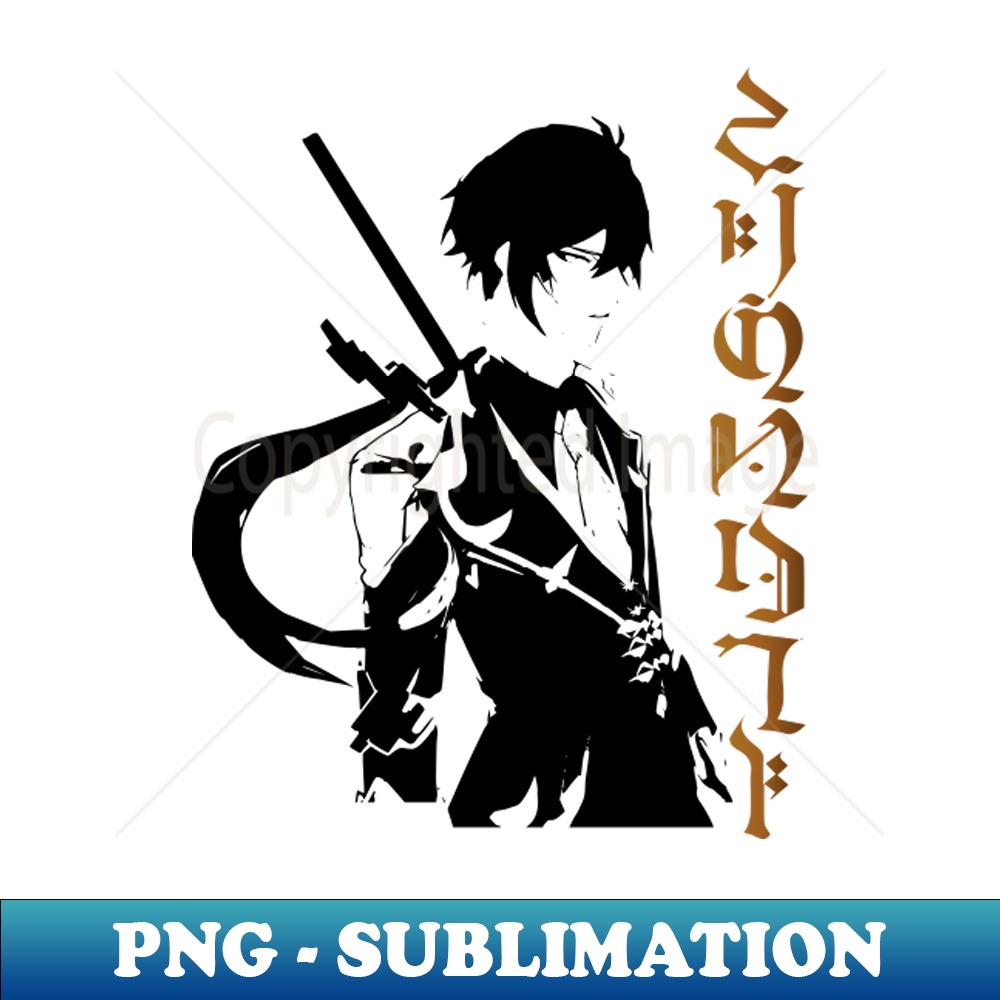Genshin Impact Zhongli Portrait - Signature Sublimation PNG | Inspire ...