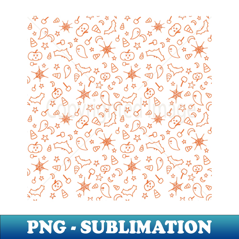 Halloween Surface Pattern - Sublimation-Ready PNG File | Inspire Uplift