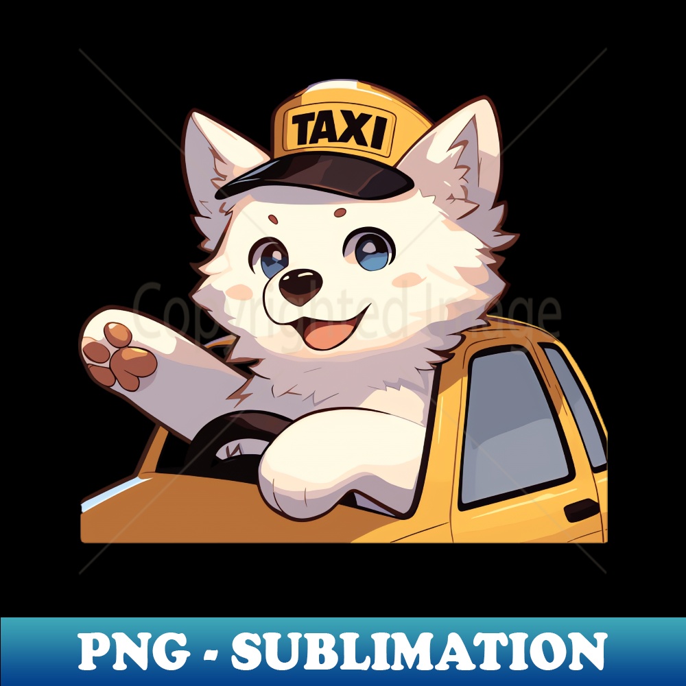 Furry Animal Dog working as Taxi driver in simple but Cute k | Inspire ...