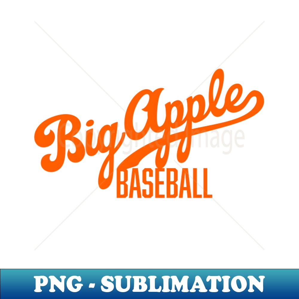 Big Apple baseball - Sublimation-Ready PNG File | Inspire Uplift