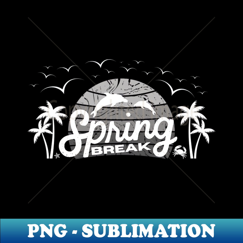 Spring Break - Unique Sublimation PNG Download | Inspire Uplift