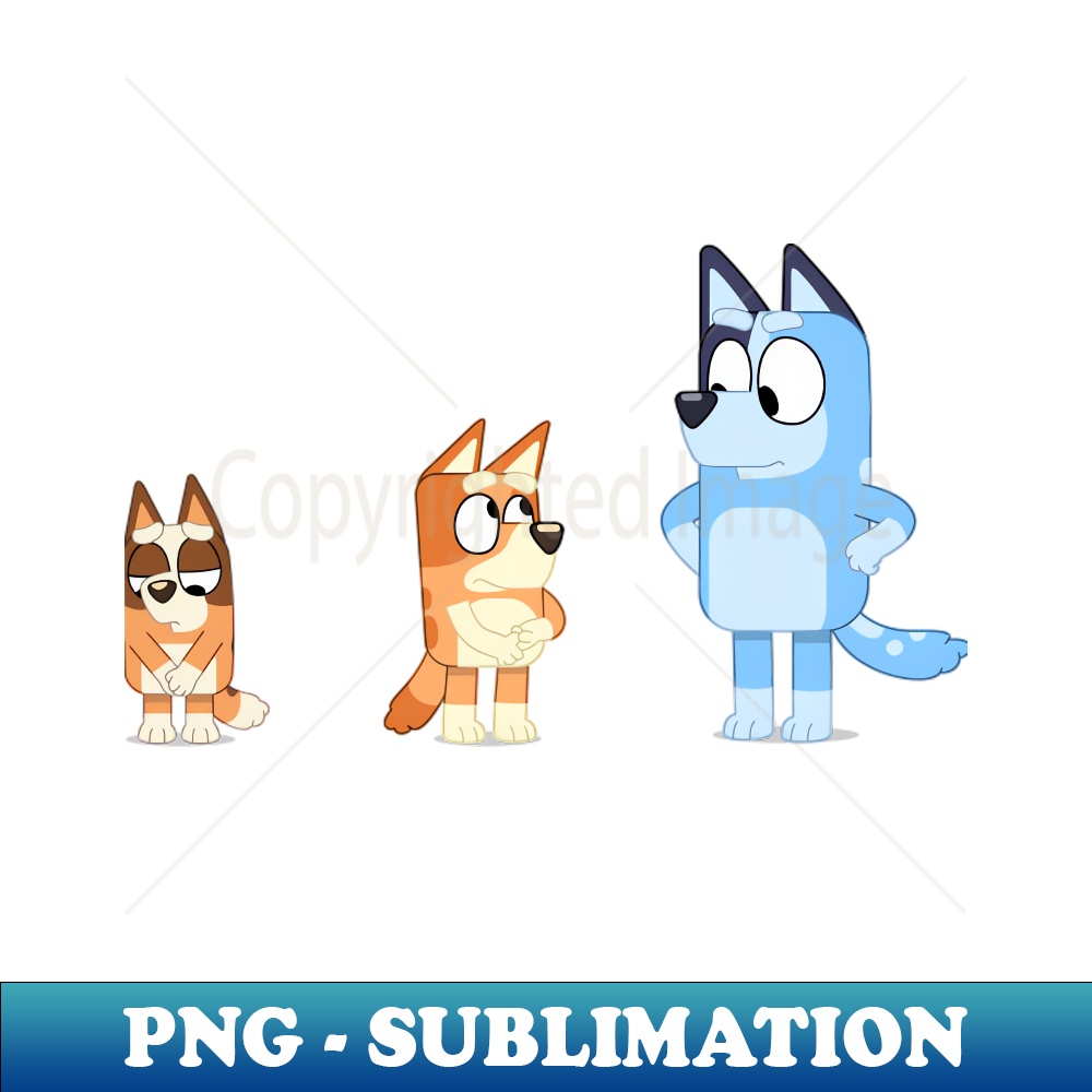 Bingo, Bluey and Chilli Color Swap - Aesthetic Sublimation D | Inspire ...