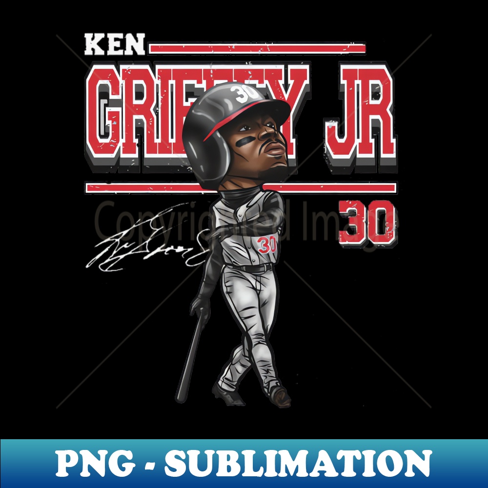 Ken Griffey Jr. Cincinnati Cartoon - Special Edition Sublima | Inspire ...