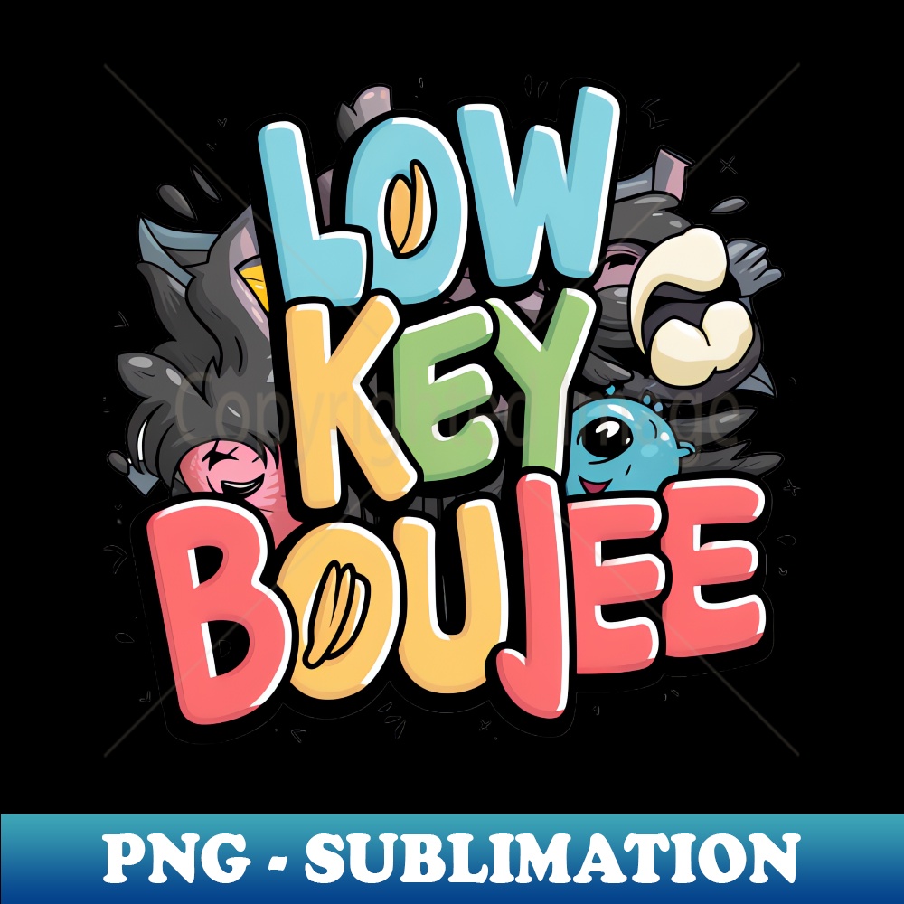 Low key boujee - PNG Transparent Sublimation Design | Inspire Uplift